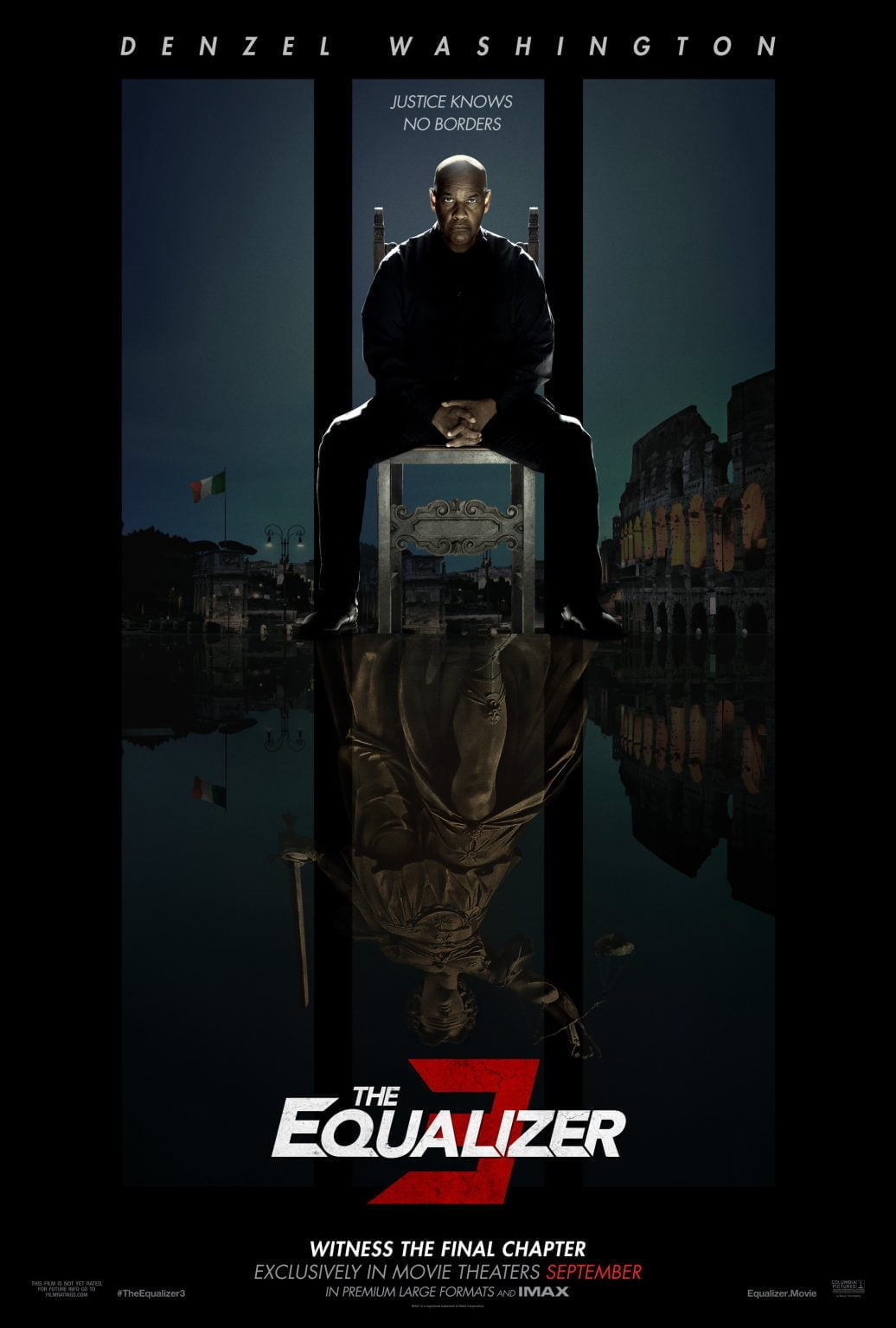 The First Look Poster for 'The Equalizer 3' Revealed