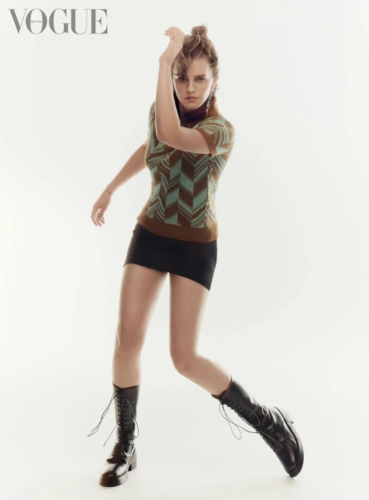 Emma Watson Covers British Vogue, January 2024