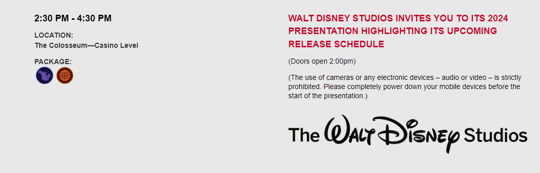 Disney Confirmed for CinemaCon 2024 on April 11: Unveiling Trailers ...