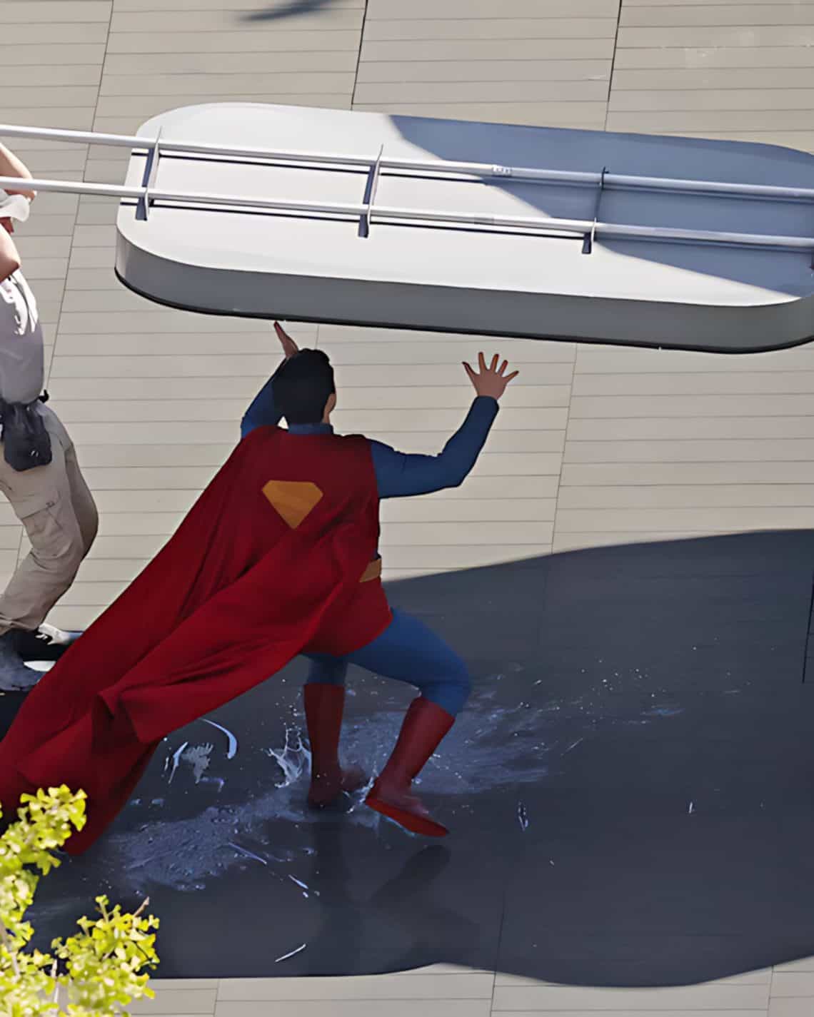 James Gunn's 'Superman': New Set Images Show David Corenswet Saving a Puppy