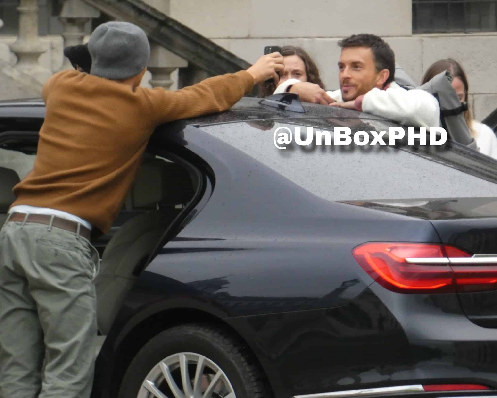 First Look at Rupert Friend and Jonathan Bailey on the Set of Jurassic ...