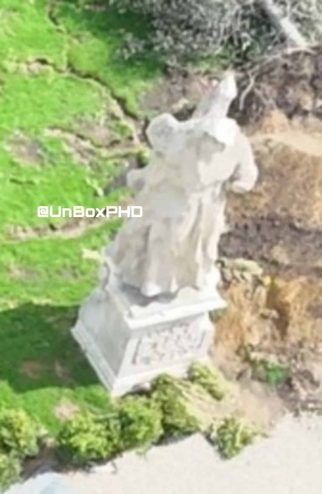 First Look at Mysterious Statues Spotted on the Set of Marvel’s ...