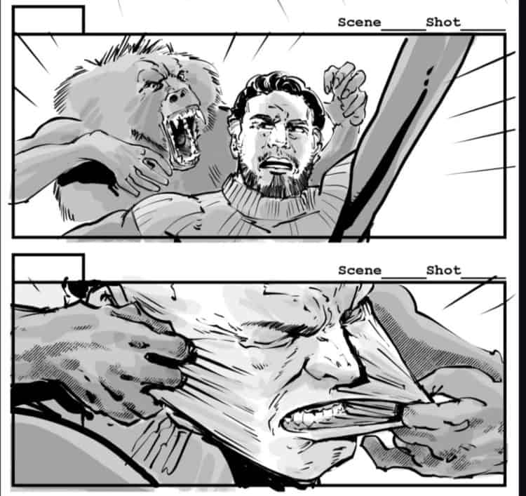 New Storyboard Reveals Reed Richards’ Battle with Red Ghost’s Apes in ...