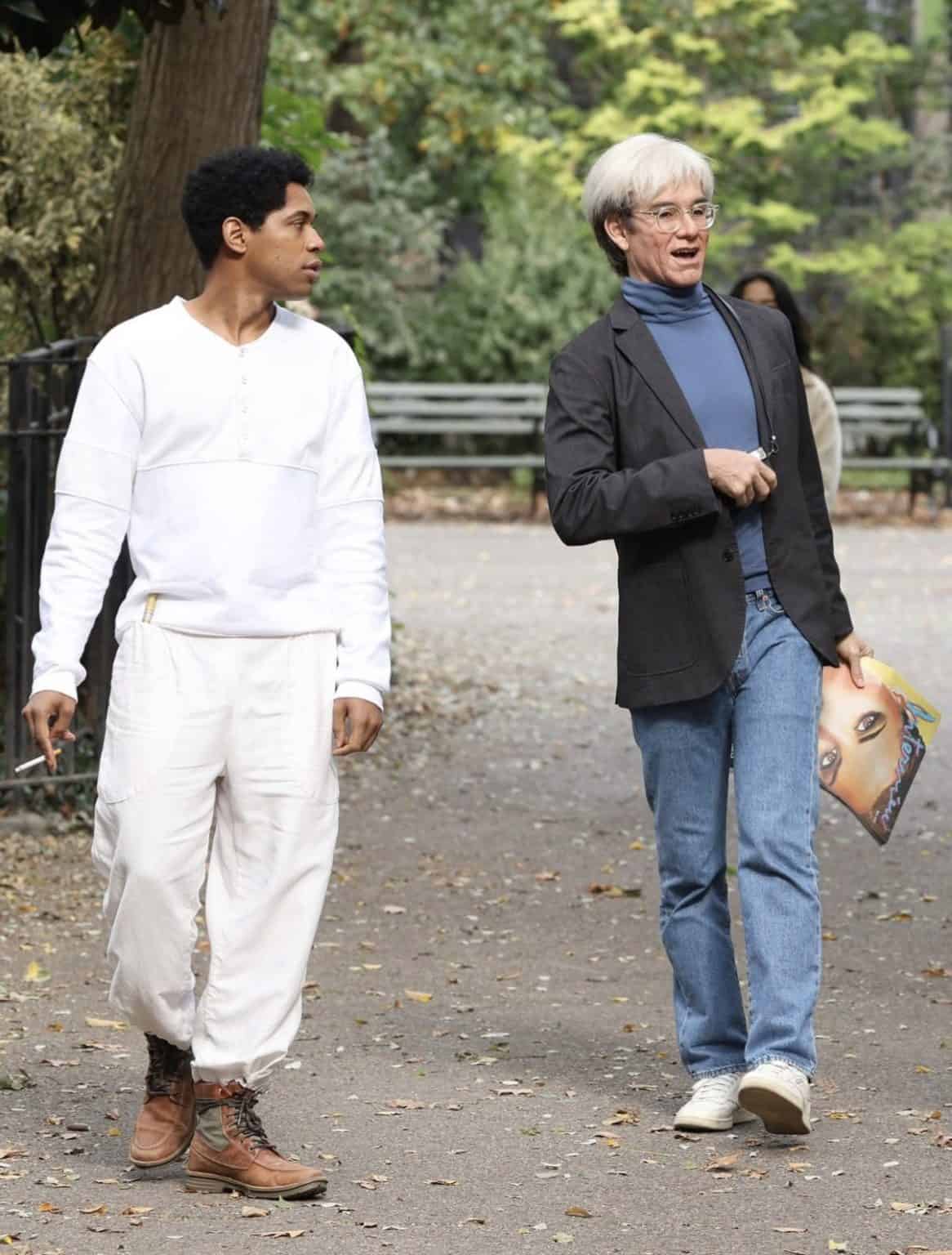 First Look at Antony Starr as Andy Warhol on the Set of Samo Lives in ...