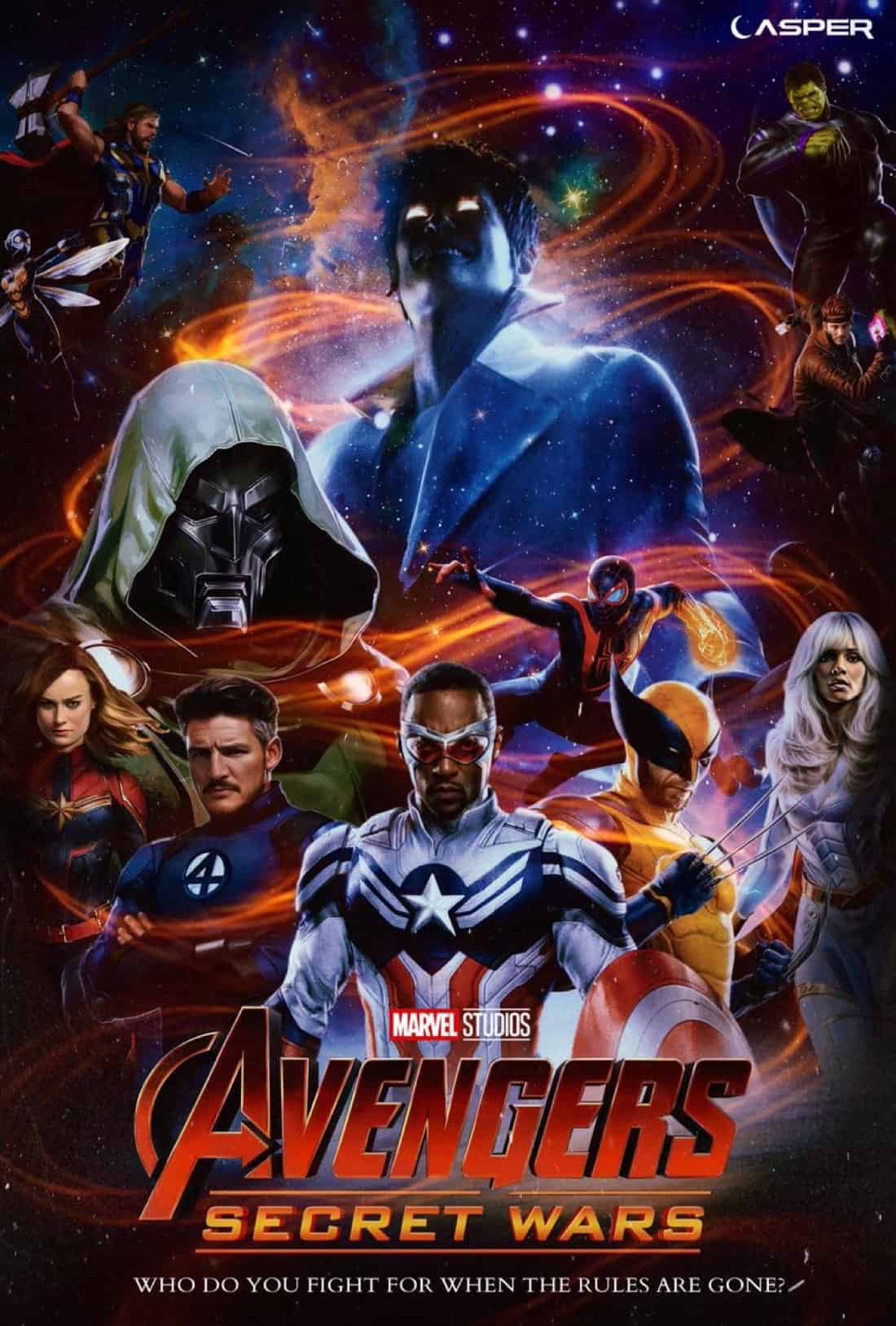 Disney Surprises Fans with ‘Avengers: Secret Wars’ Fan Poster Featuring ...