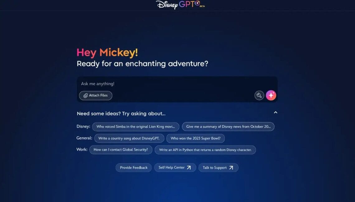 Disney Introduces DisneyGPT, a New AI Tool for Employees