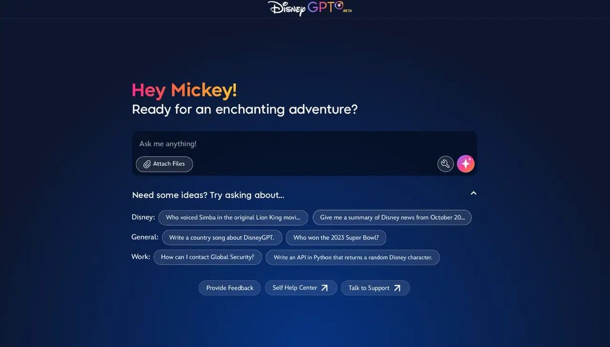 Disney Introduces DisneyGPT, a New AI Tool for Employees