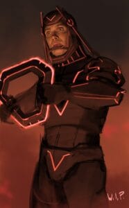 Early Concept Art of Cillian Murphy’s Ed Dillinger Jr. as Sark in Tron ...